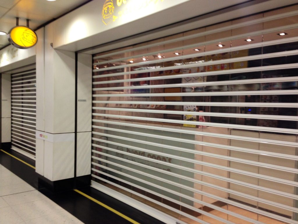 Anti UV Clear vision Crystal roller shutter | Polycarbonate Rolling ...