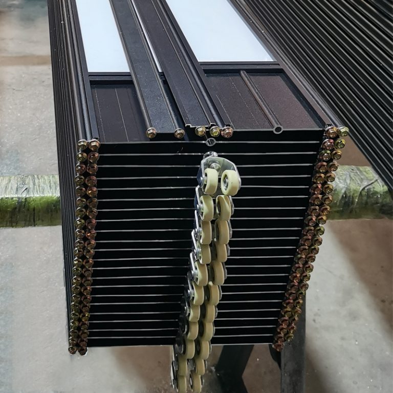 Clear vision Polycarbonate folding closure | Transparent folding door ...