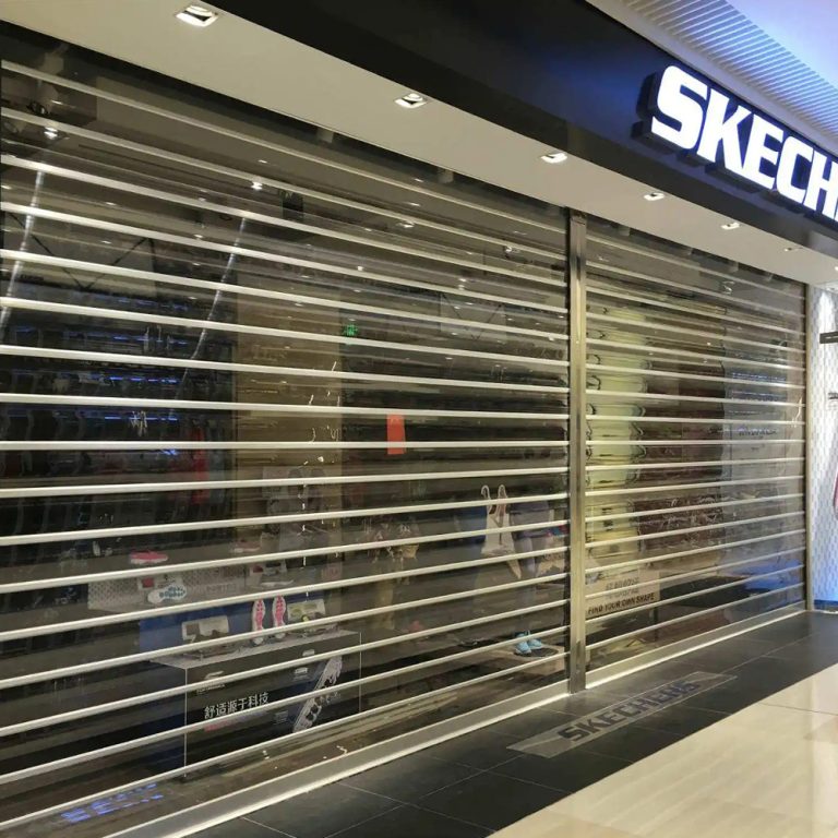 Clear vision Polycarbonate Roll up door | Shop Security polycarbonate ...